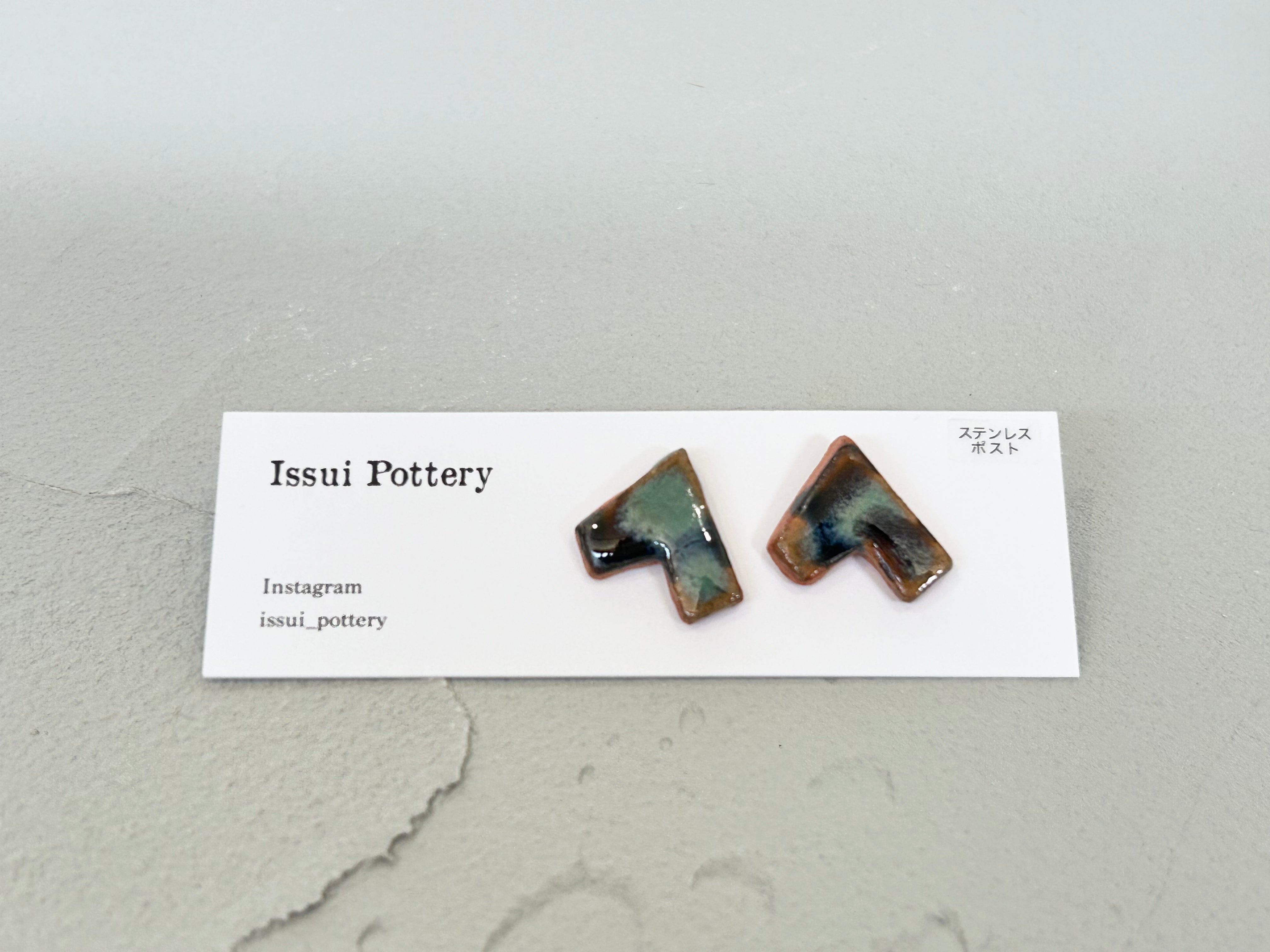 【一翠窯】 issui pottery ピアス D/HK00202 – ジェネラルストア 百代