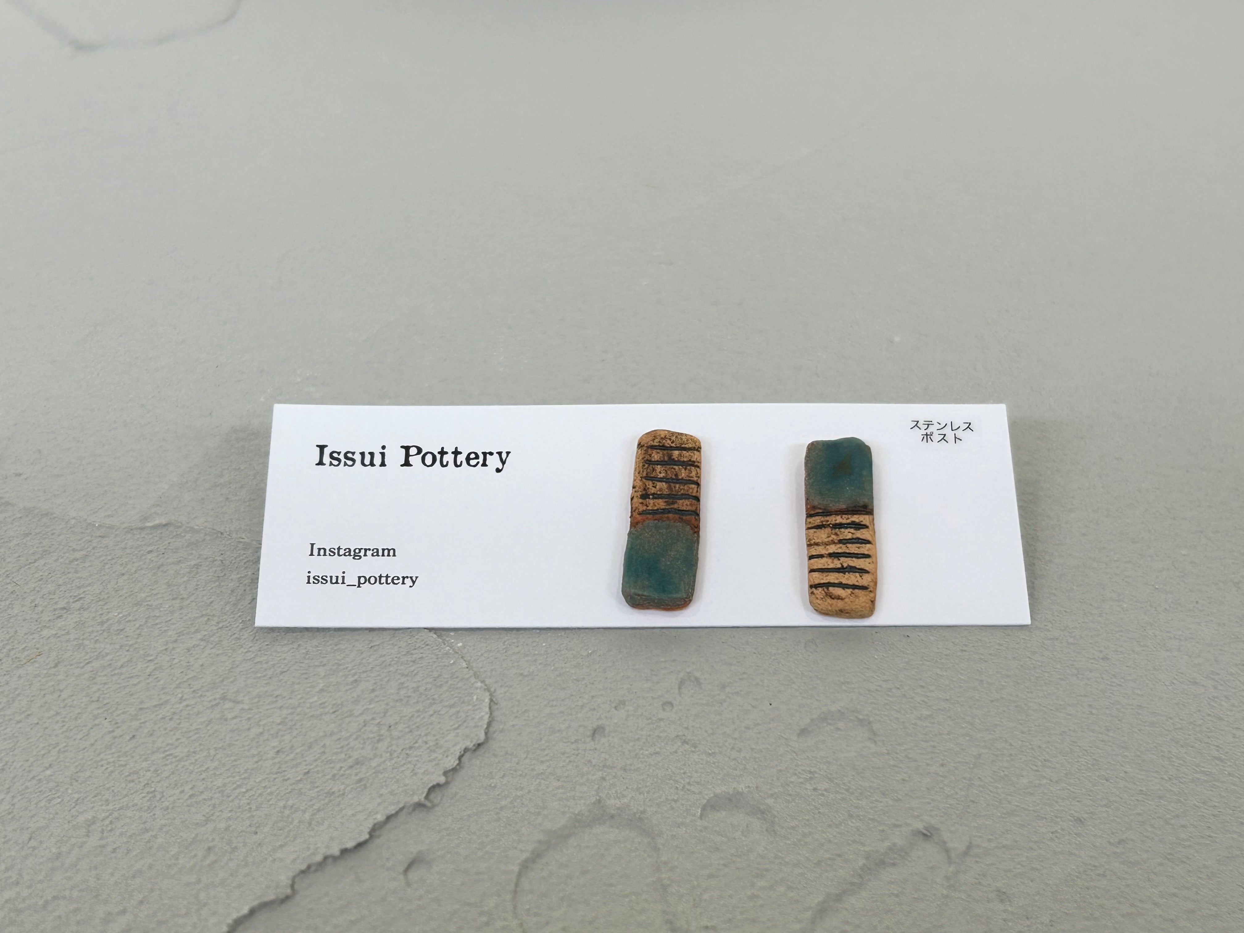 【一翠窯】 issui pottery ピアス N/HK00400 – ジェネラルストア 百代