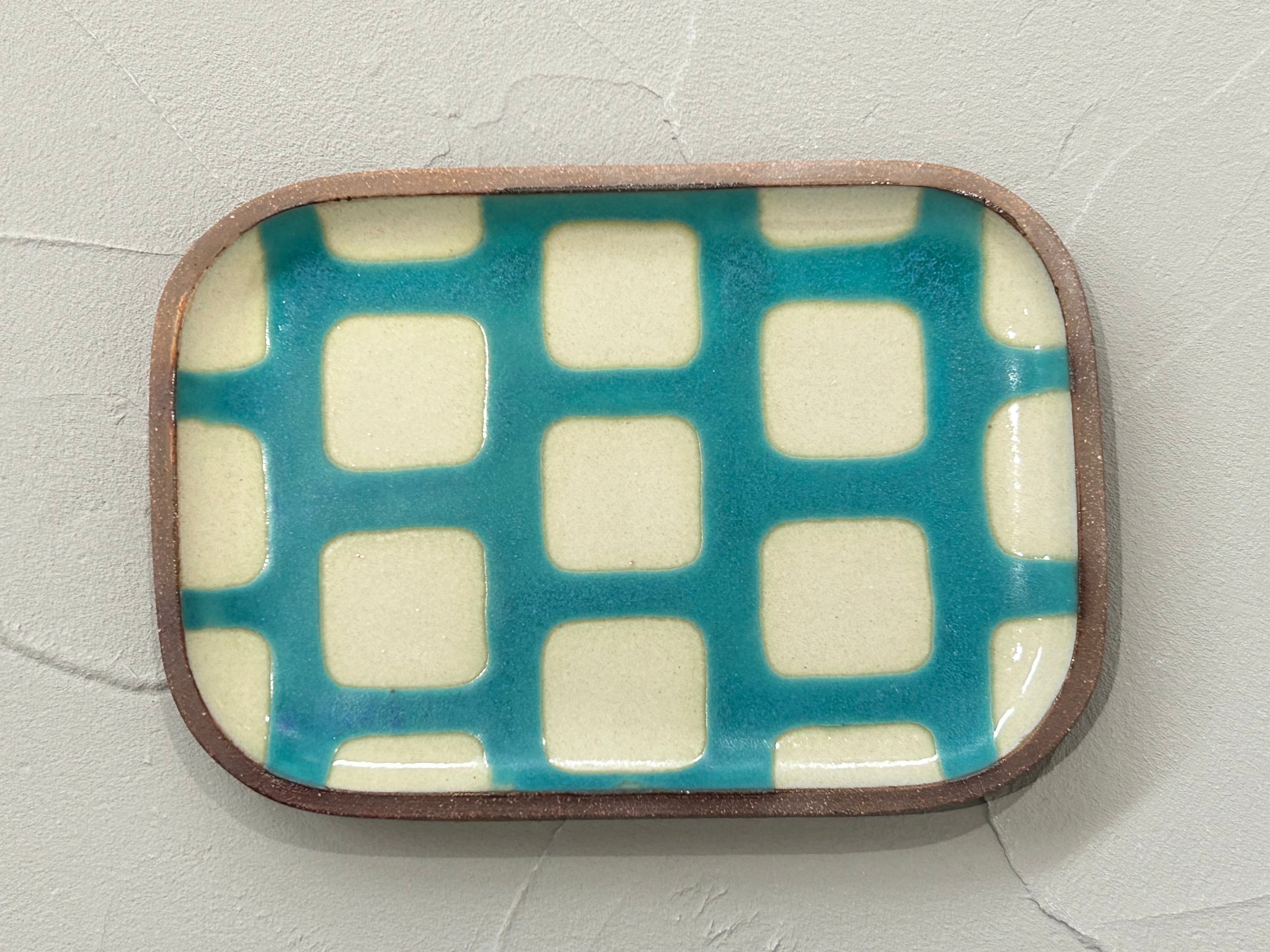 【一翠窯】 issui pottery 角皿 中 ソーダ/HK00195 – ジェネラルストア 百代